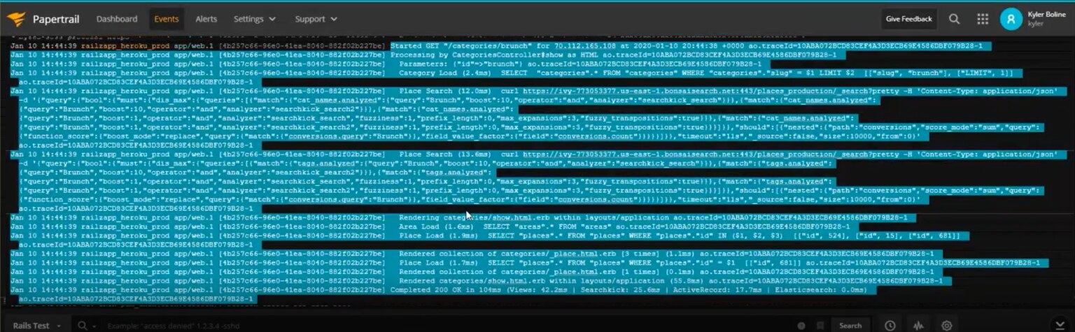 Performance Tuning a Rails App With AppOptics Dev Edition - Papertrail