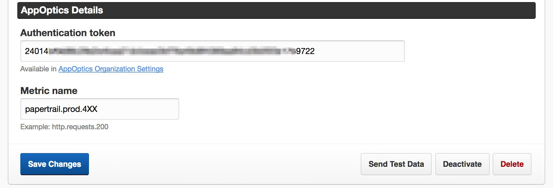 AppOptics - Papertrail