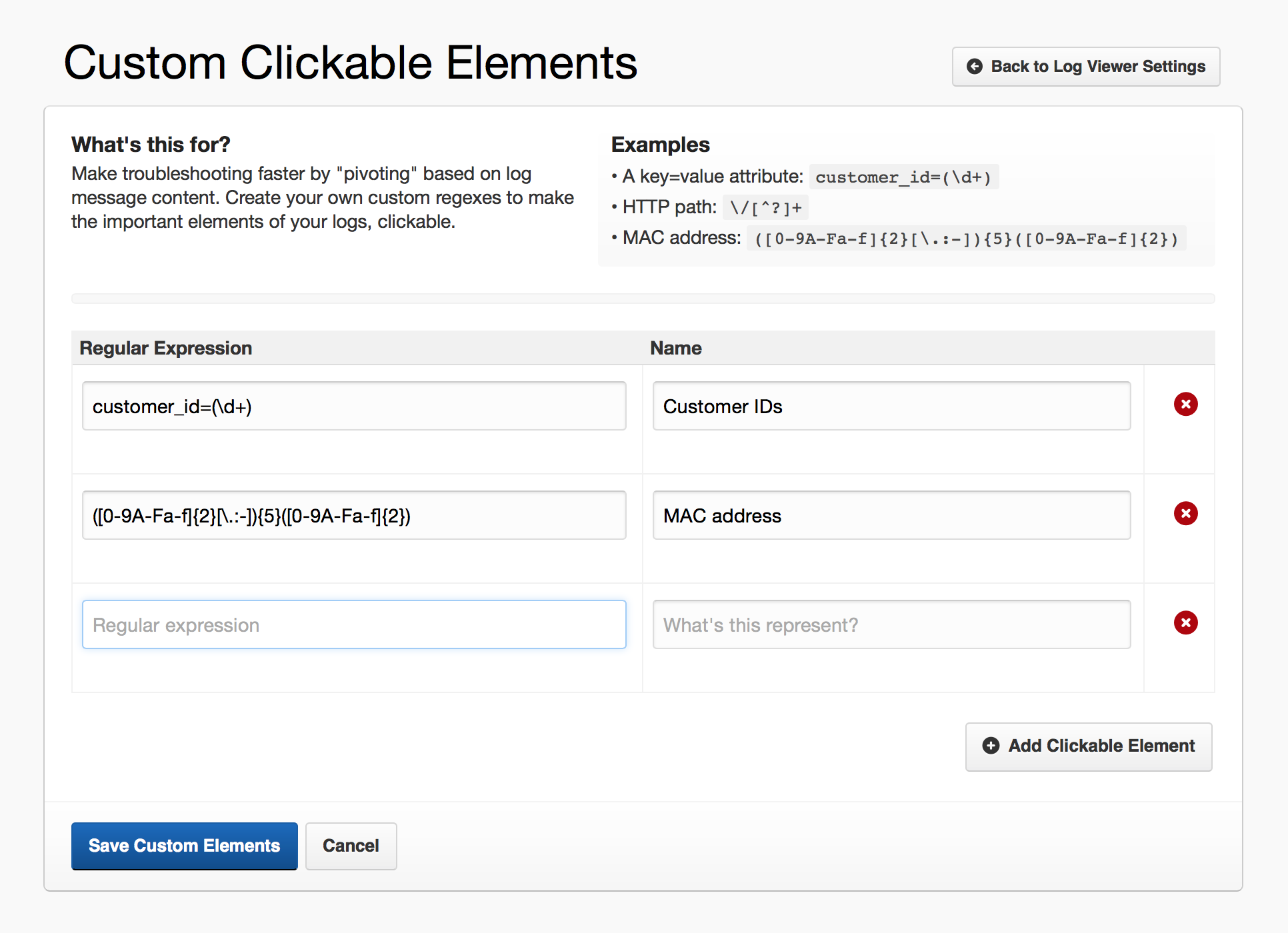 Click-to-search - Papertrail